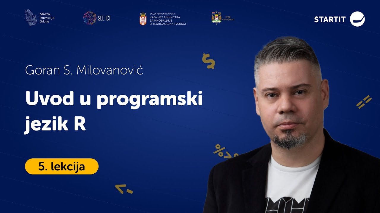 Uvod u programski jezik R - Lekcija 5 - YouTube