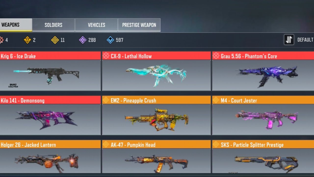 CODM ID FOR SALE RS.9900/- 04-mythic gun 12-legendary gun.....rank ...