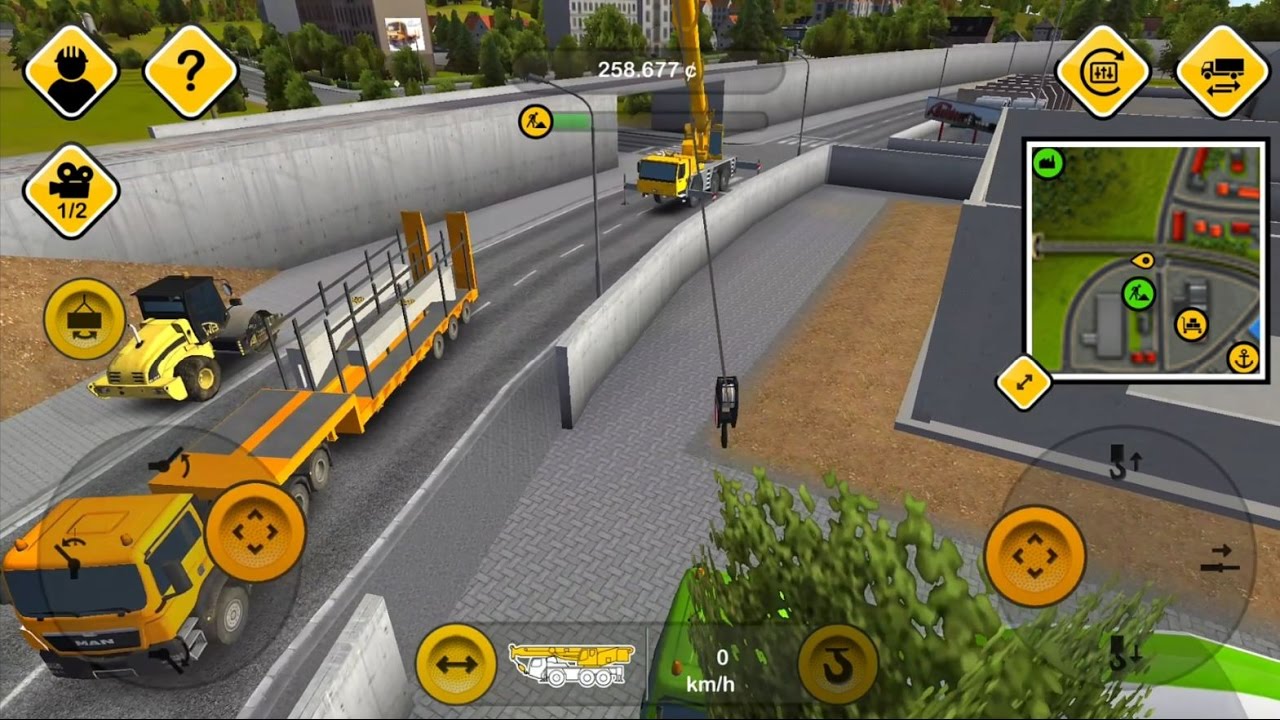 Construction Simulator 14 Mission #4 HD - YouTube