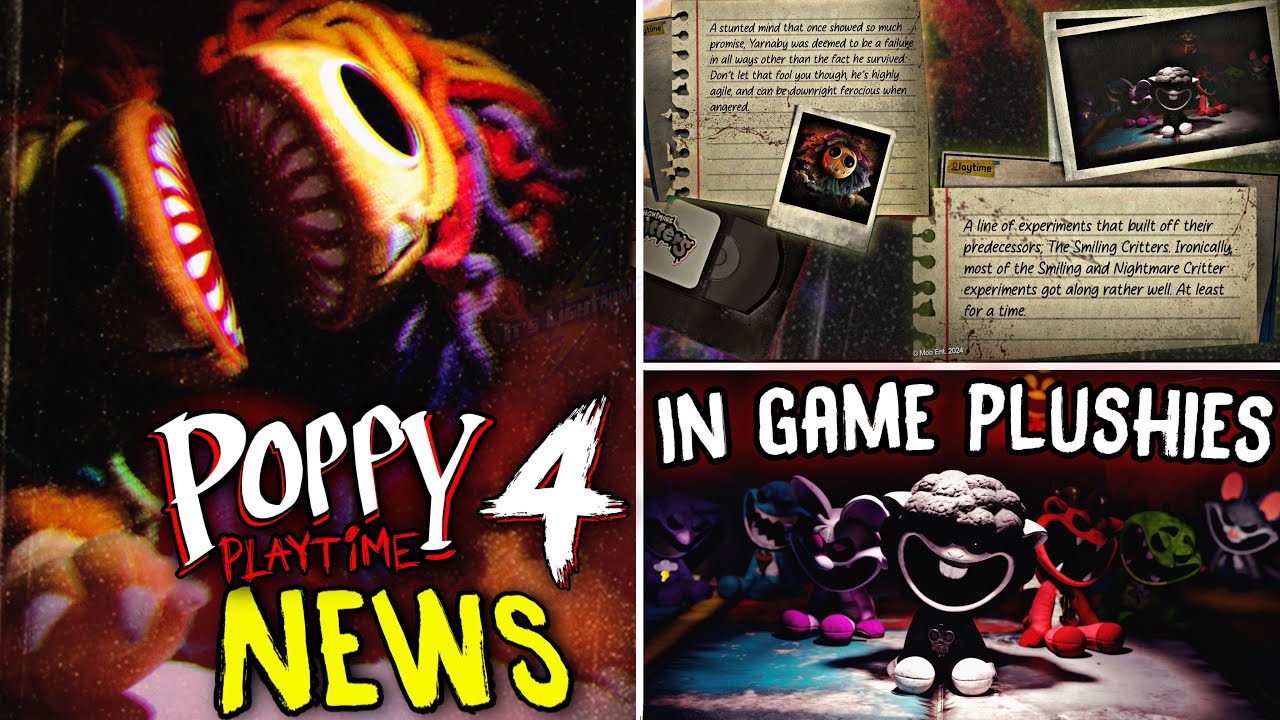 NEW! Yarnaby Plush, Nightmare Critter Game Plushies, Lore Drops, Merch ...