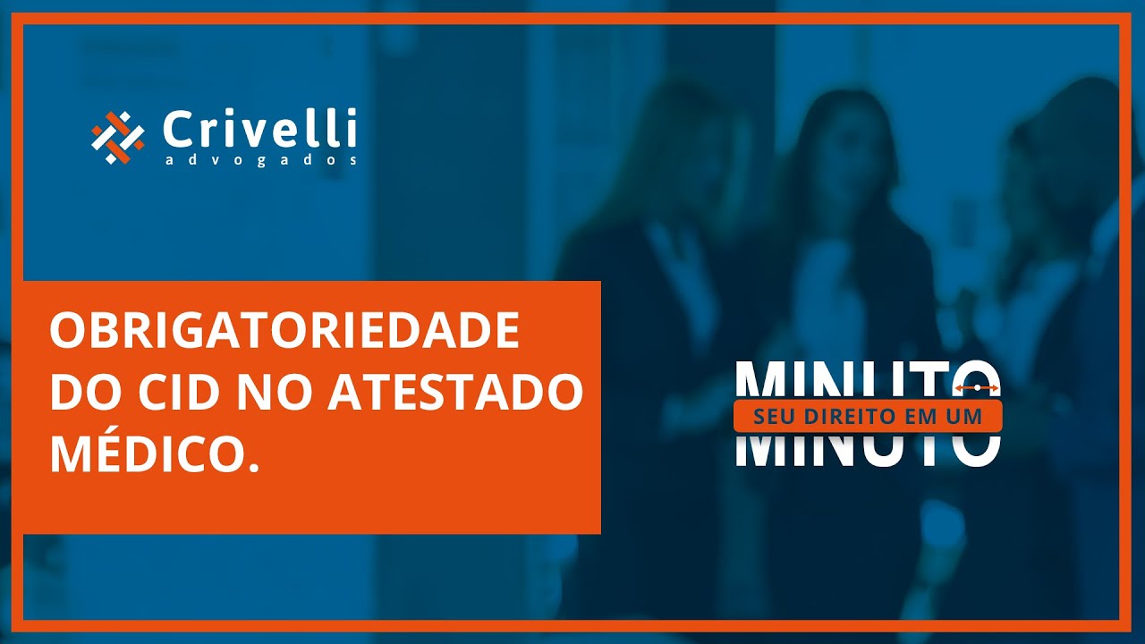 Obrigatoriedade do CID no atestado Médico - YouTube
