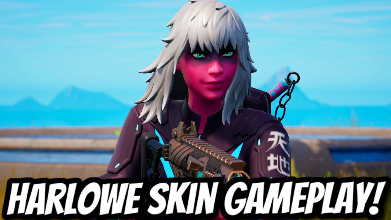 *NEW* HARLOWE SKIN GAMEPLAY + ALL UPGRADES! - Fortnite Battle Royale ...