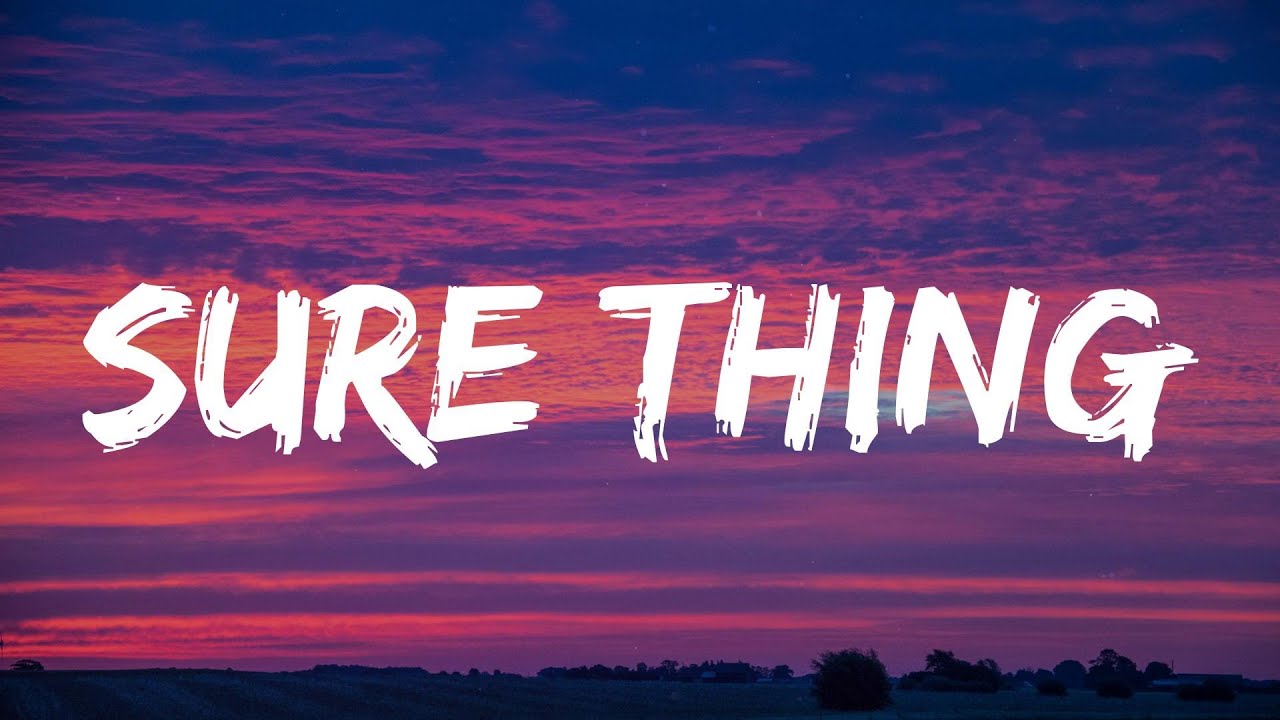 Sure Thing - Miguel (Lyrics) - YouTube