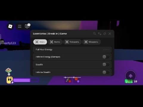 Break In 1 SCRIPT (Infinite Energy, All Roles Unlocked) KEYLESS 🔑 - YouTube