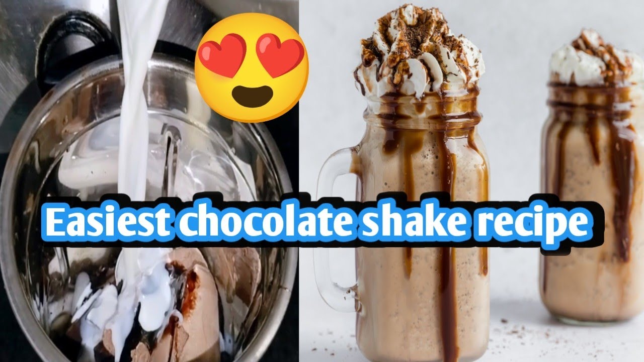 Chocolate shake recipe at home | Choco shake street food | Summer ...