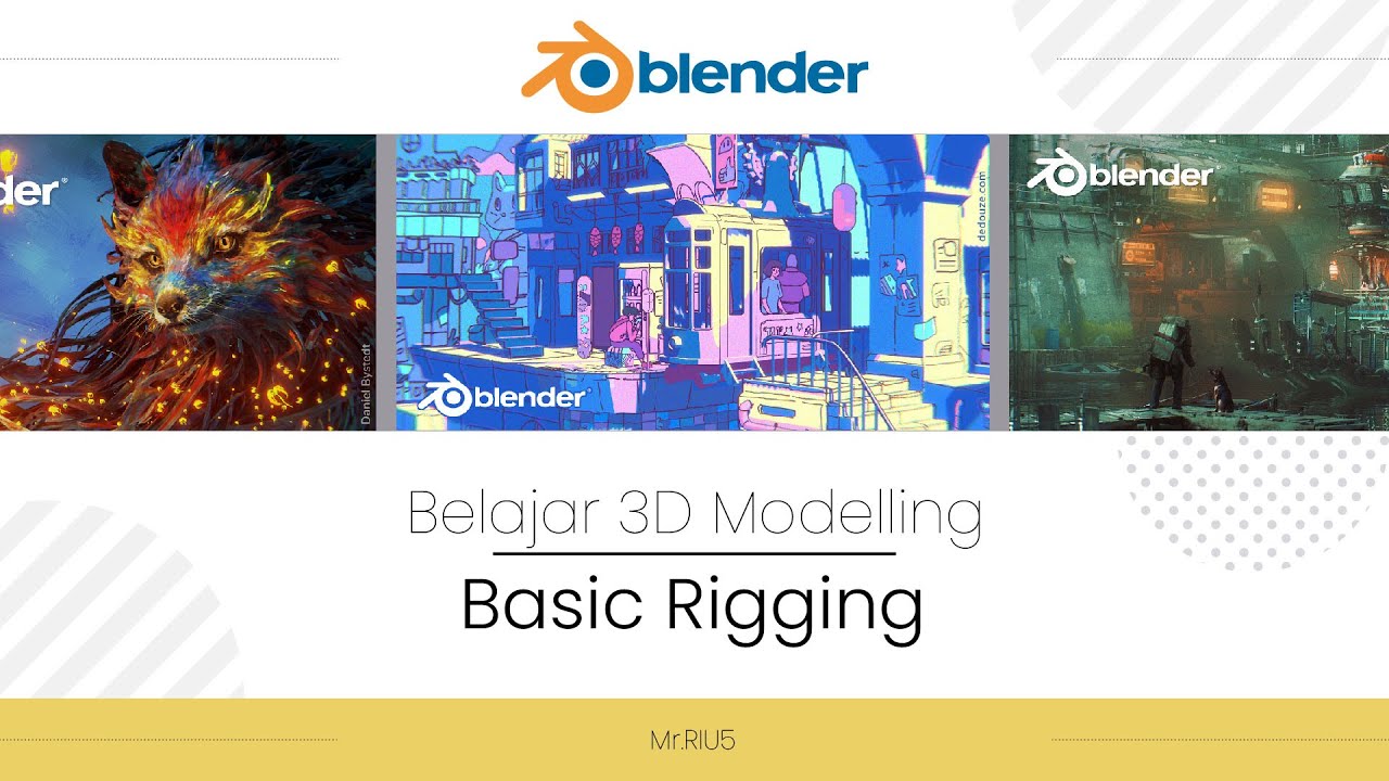 Basic Rigging & Posing dengan - Belajar 3D Modelling dengan Blender ...
