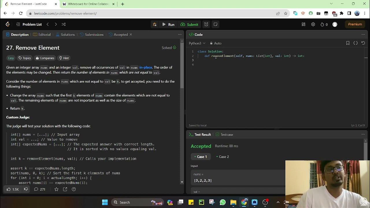 Remove Element Leetcode 27 Python In Bangla YouTube remove-element-leetcode-27-python-in-bangla-youtube