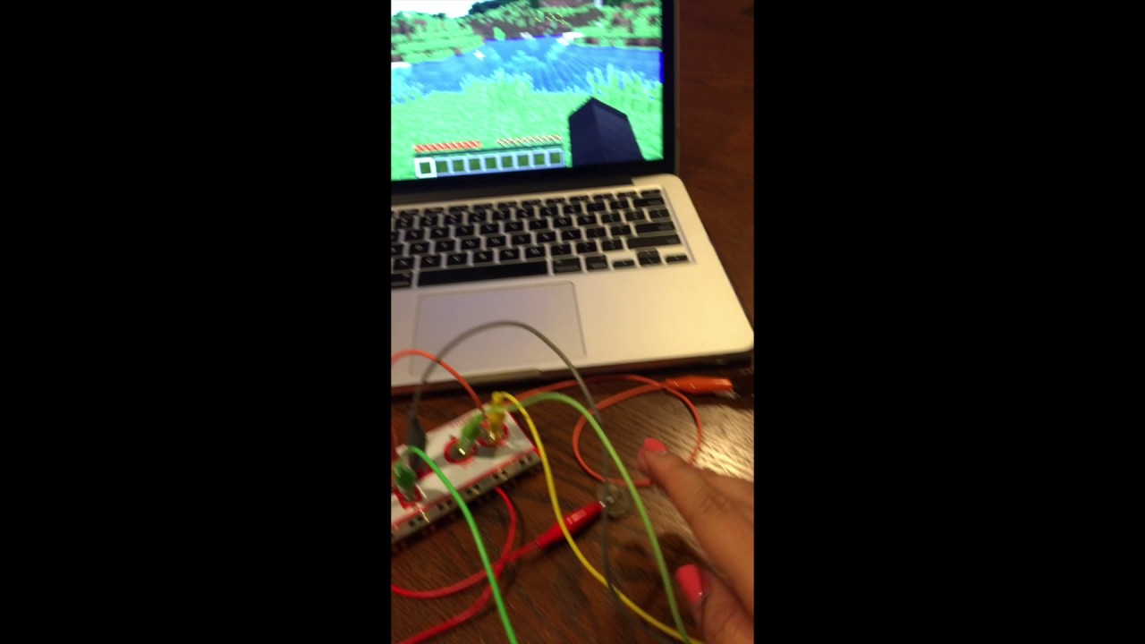 Makey Makey and Minecraft (Sabrina Zhang) - YouTube
