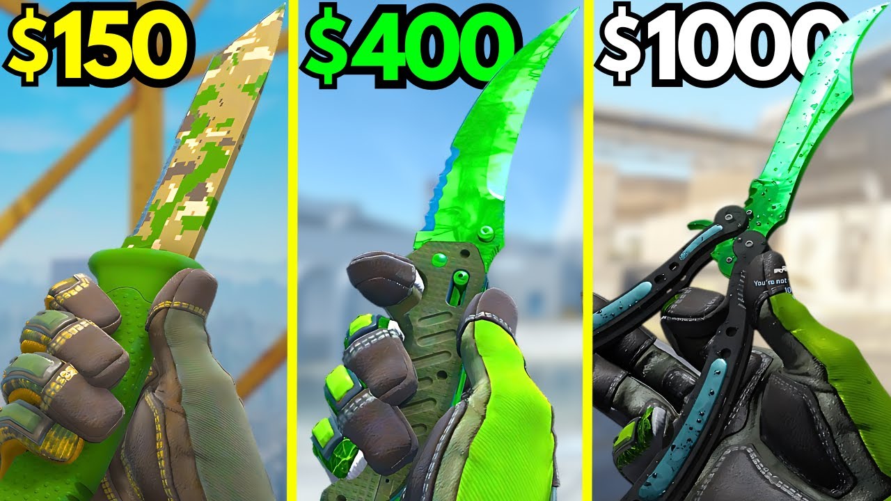 BEST GREEN Knife & Glove Combos For Every Budget (CS2 Knife & Glove ...