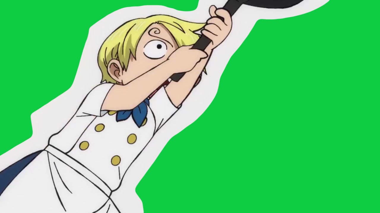 One Piece Greenscreen Video Transitions Luffy and Sanji - YouTube