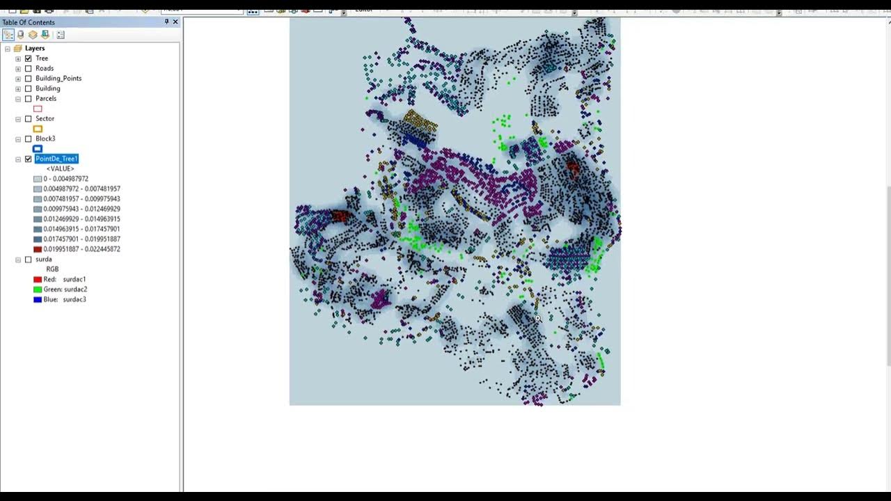 Point Density Tool ArcGIS - YouTube