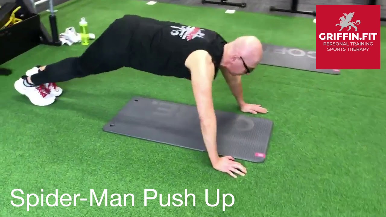 Spiderman Push Up - YouTube