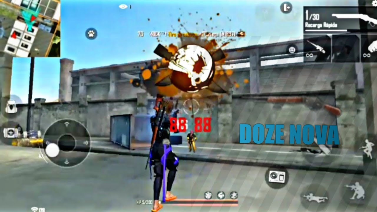 HIGHLIGHTS-com a doze nova-FREE FIRE-HENRIK FF - YouTube