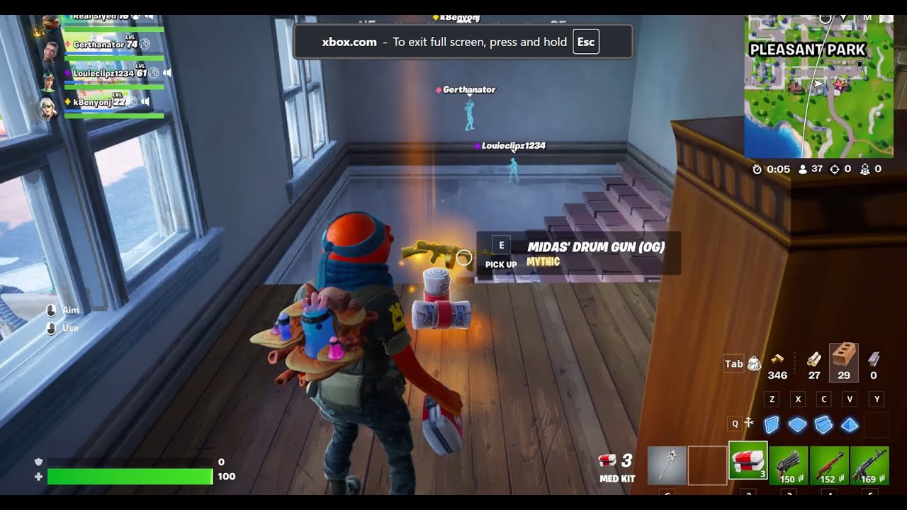 So I Got The OG MIDAS DRUMGUN INSIDE OF CHAPTER 5 SEASON 3 - YouTube