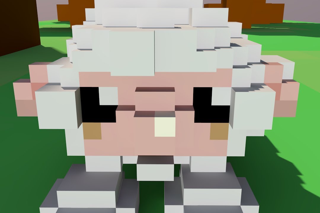 The Sheep (A Cube World Animation) - YouTube