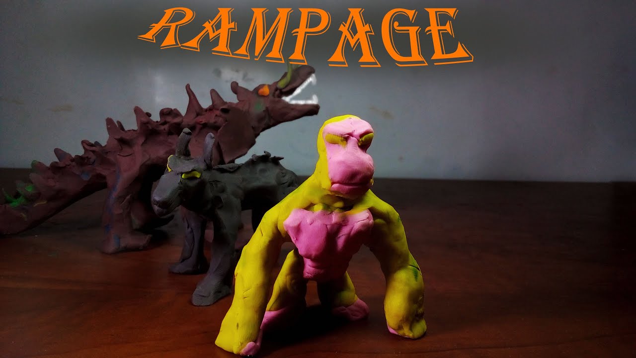 Rampage Final Battle - George Vs Ralph Vs Lizzie | stop motion ...
