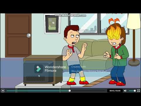 Classic Caillou Backtalks To His Dad/Grounded (FIXED) - YouTube