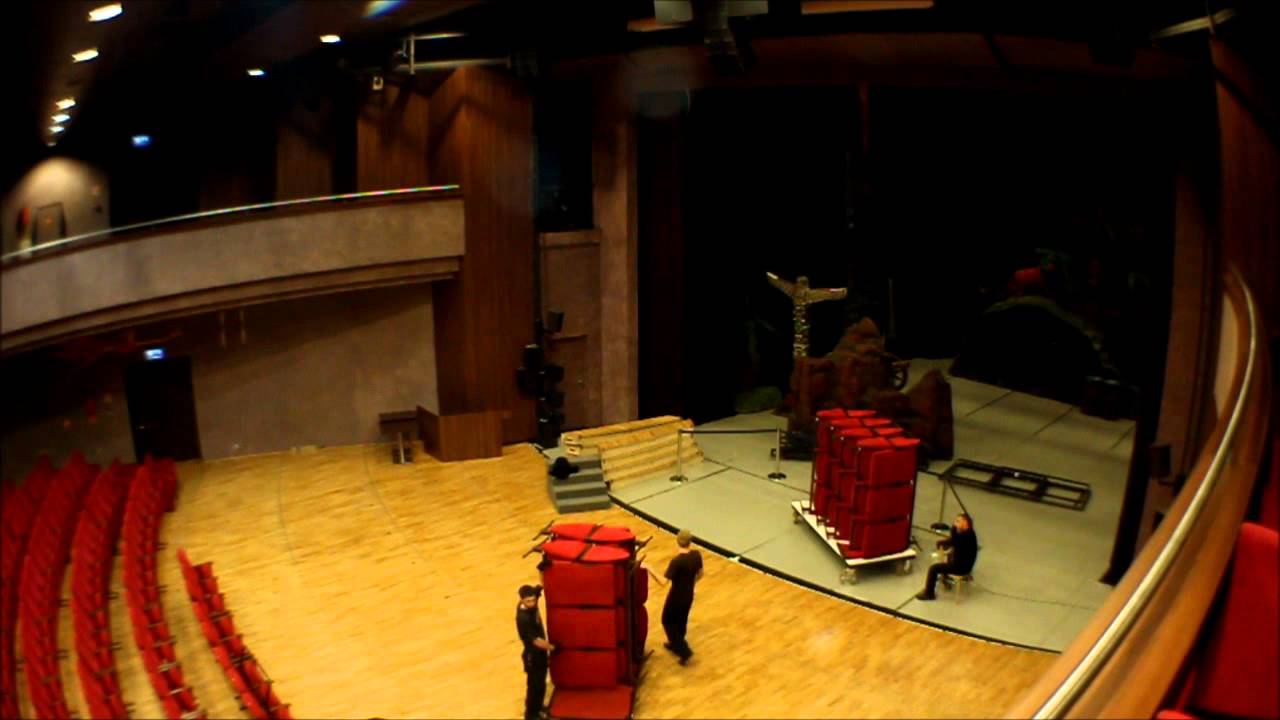 A RaM Colosseum átalakulása a Pán Péter Musicalhez. - YouTube