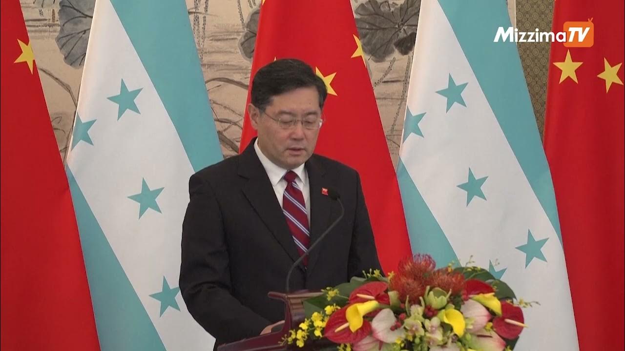 China and Honduras establish official diplomatic relations in Beijing - YouTube