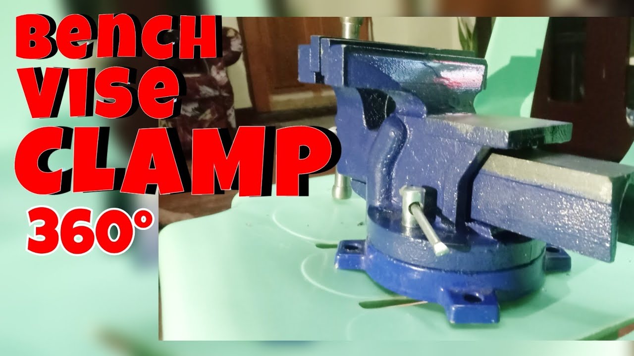 BENCH VISE CLAMP 360° ROTATING CAST IRON | UNBOXING | QUEEN RAFAH - YouTube