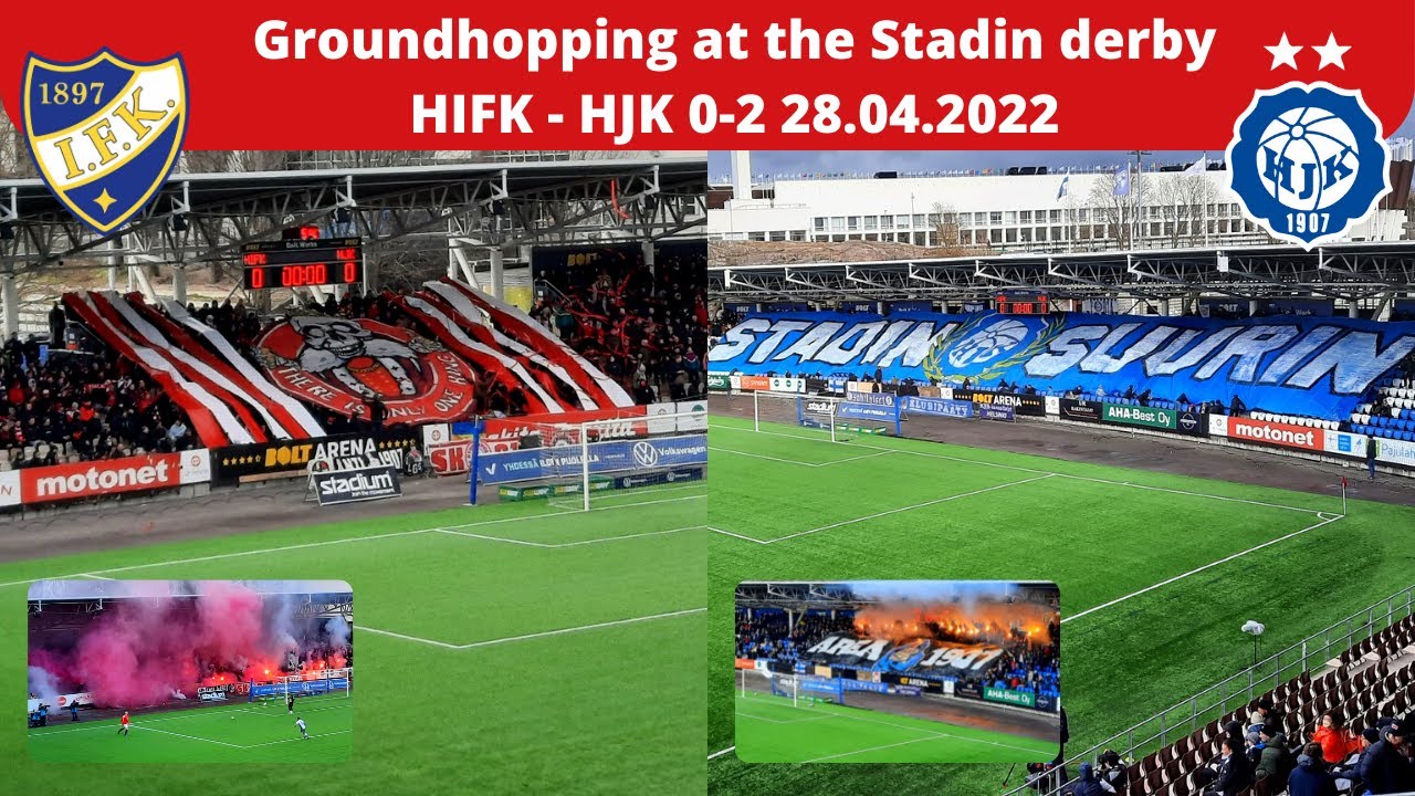 Groundhopping at the Stadin derby HIFK - HJK 0-2 at Bolt Arena Helsinki ...