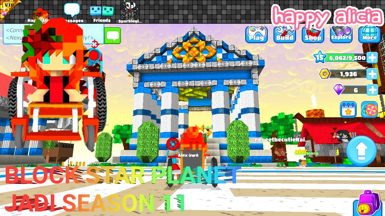 Block Star Planet Jadi Season 11!! 🤩😍 | Game Happy Alicia - YouTube
