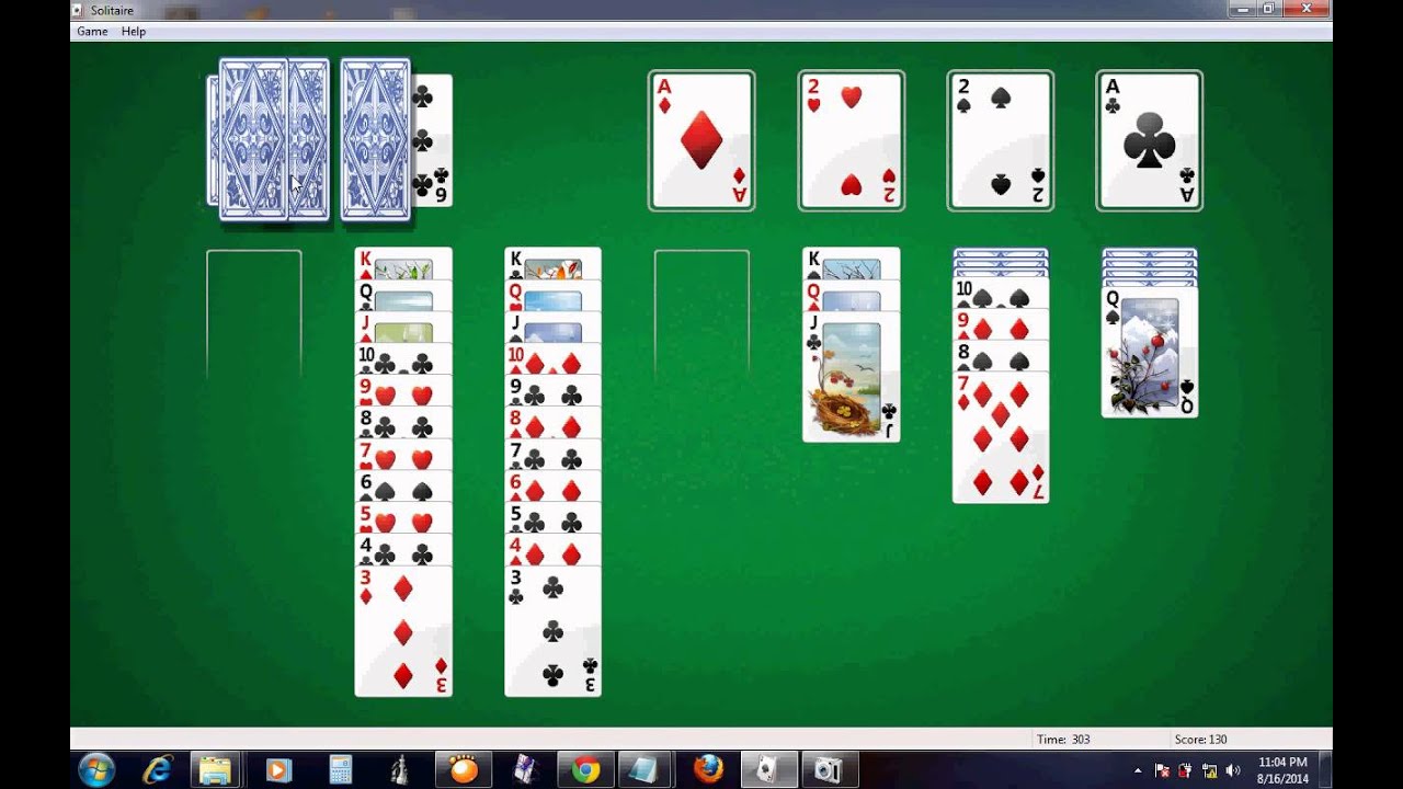 TRIK MEMENANGKAN PERMAINAN GAME SOLITAIRE - YouTube