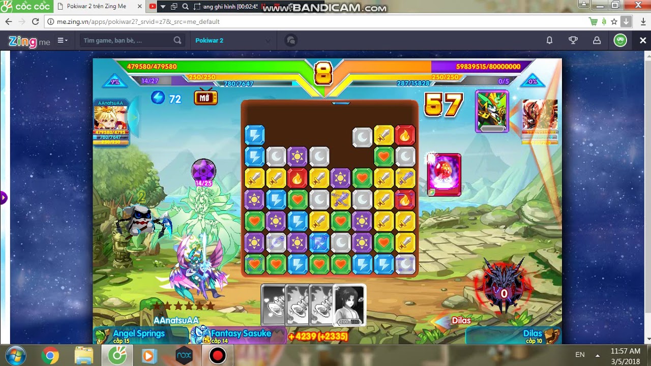 POKIWAR 3 F9 Đánh Long Nguyệt!!! - YouTube