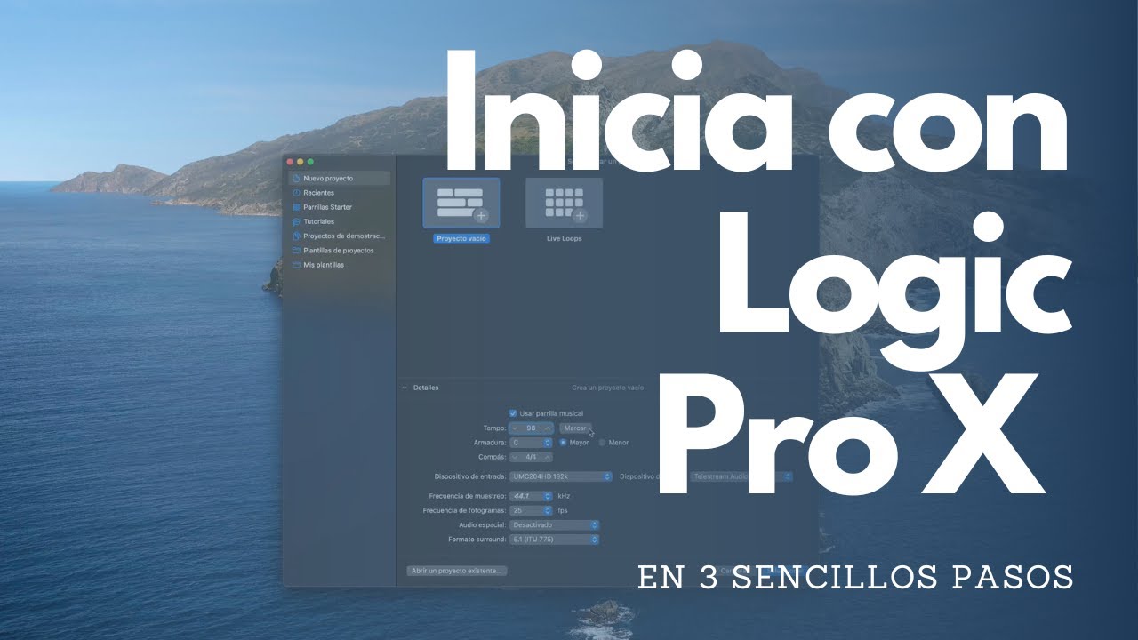 01 - Cómo Iniciar en Logic Pro - Logic Pro para Principiantes . - YouTube