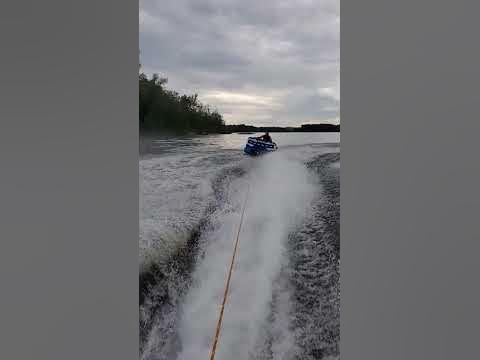 Водный тюбинг диван управление Колесница - YouTube