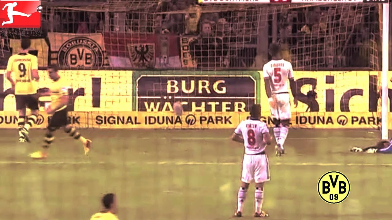 Borussia Dortmund vs Hamburg 6-2(Goals and Highlights) [HD] - YouTube