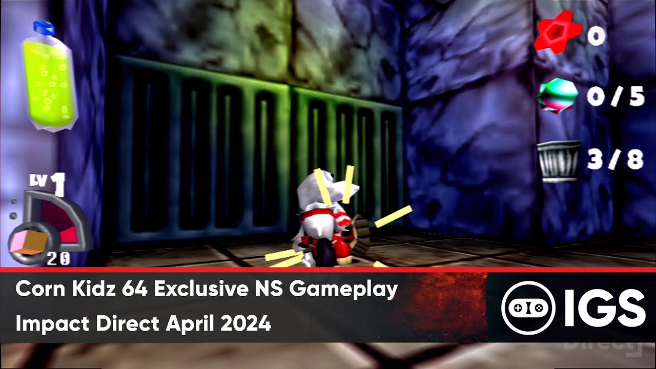 Corn Kidz 64 Exclusive NS Gameplay | Impact Direct April 2024 - YouTube