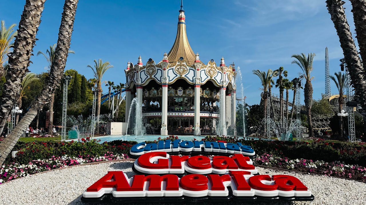 First visit to California’s great America - YouTube