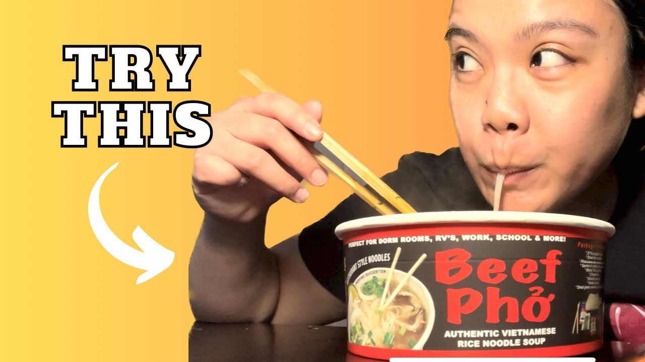 I tried this instant Pho from Pholicious - YouTube