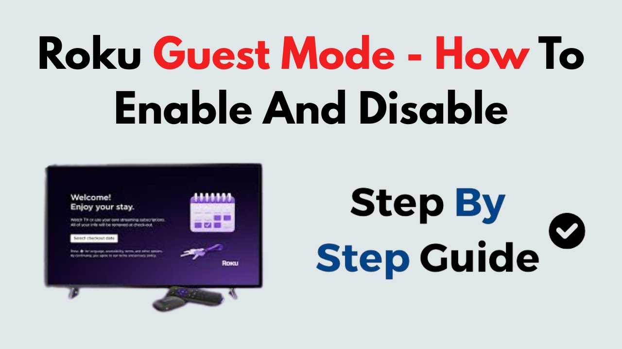 Roku Guest Mode - How To Enable And Disable - YouTube