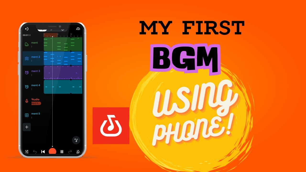 MY FIRST MASS BGM | MUSIC MAKING USING PHONE | BAND LAB | - YouTube