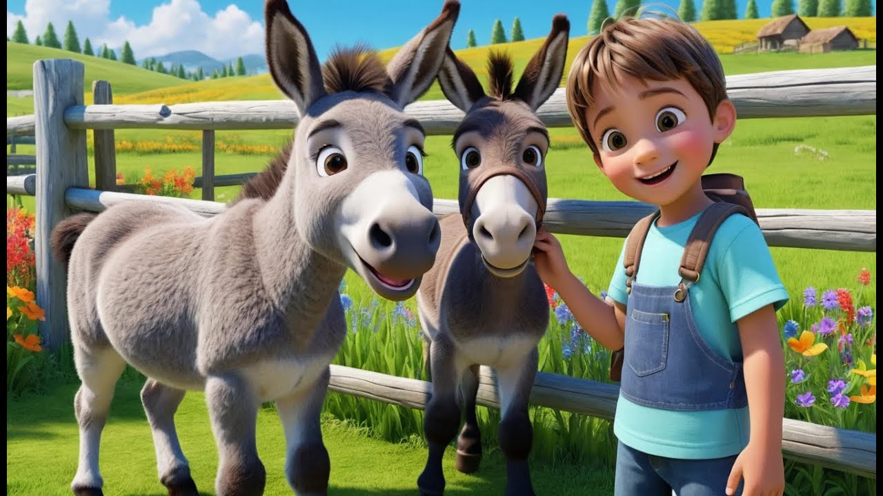 My Donkey Is Way Too Loud | Funny Donkey Song for Kids | Silly Animal ...