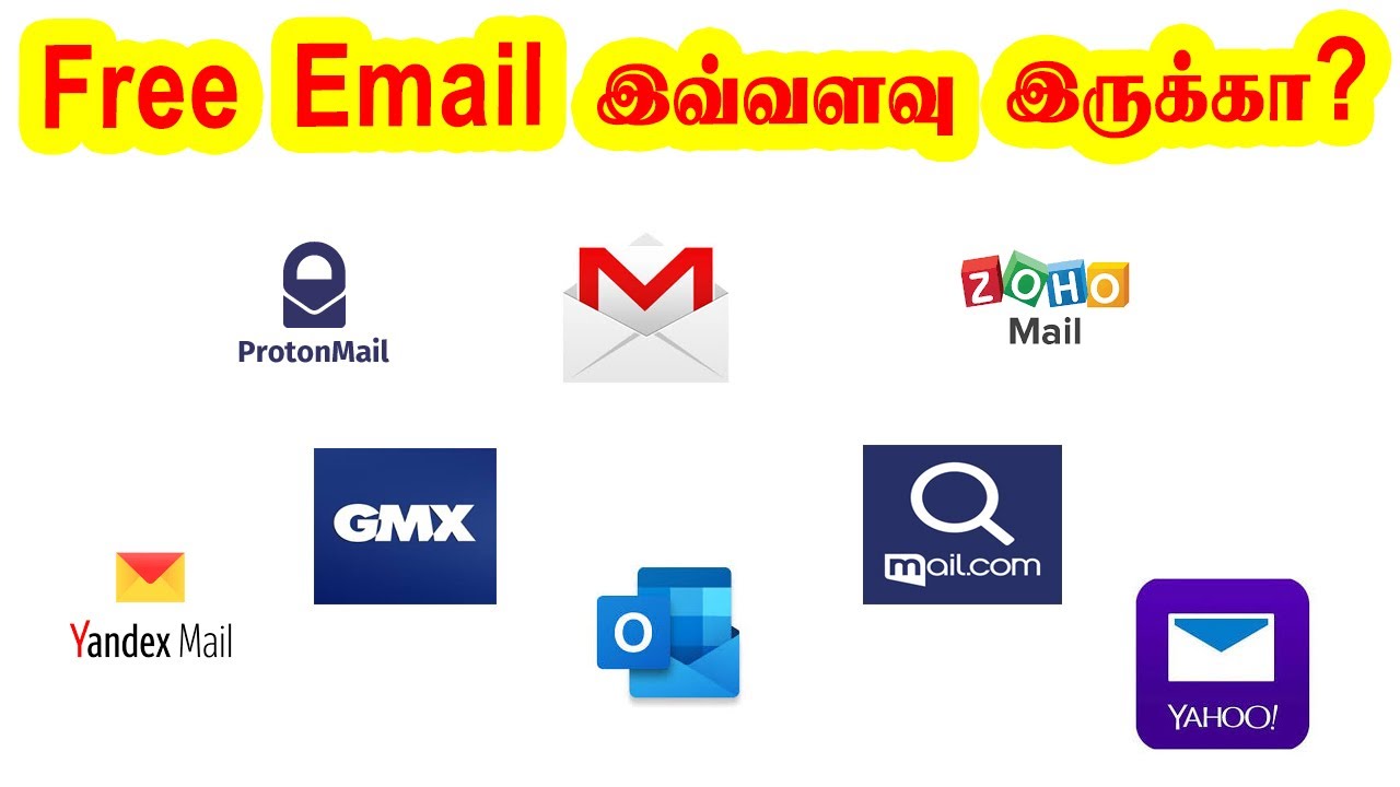 Free emails in tamil|Top Email providers in Tamil|CodebinX - YouTube