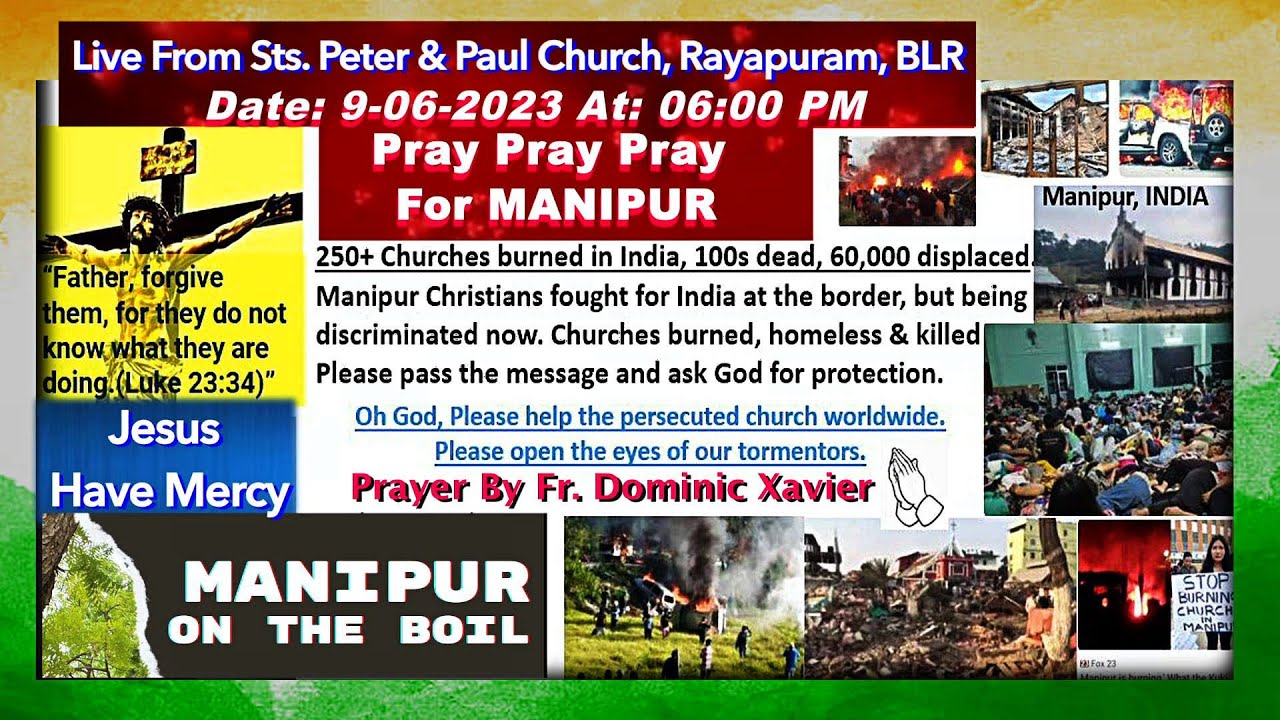 |Pray Pray for |Peace in Manipur, |Prayer Service for the People of ...