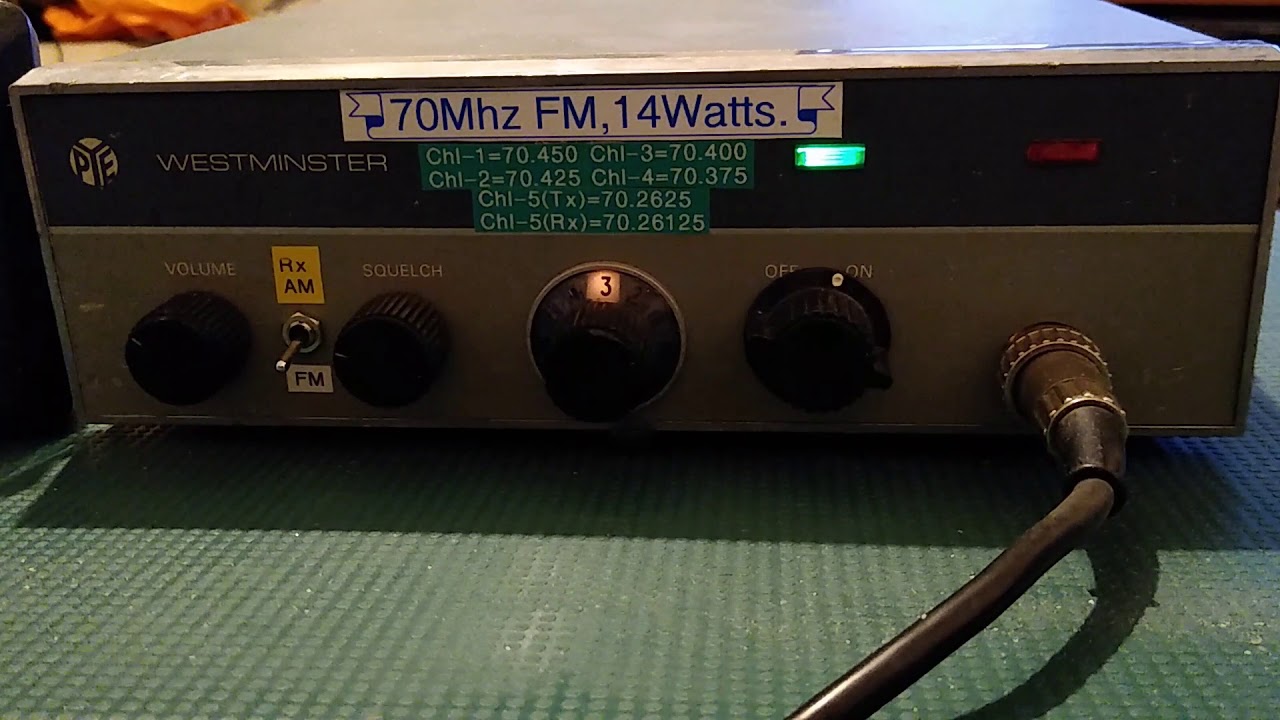 PYE WESTMINSTER on 4 meters - YouTube