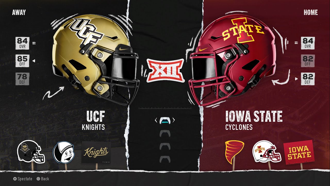 UCF vs Iowa State Week 8 2024 Season - College football 25 - YouTube