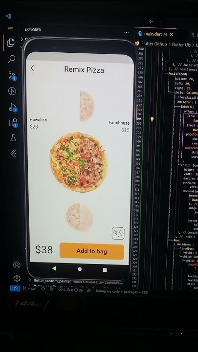 Flutter Food ordering App - YouTube