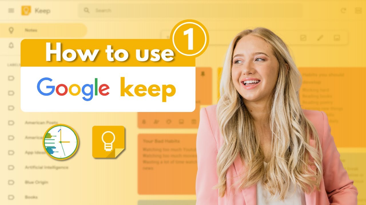 How To Use Google Keep | Part 1 | In a minute - YouTube