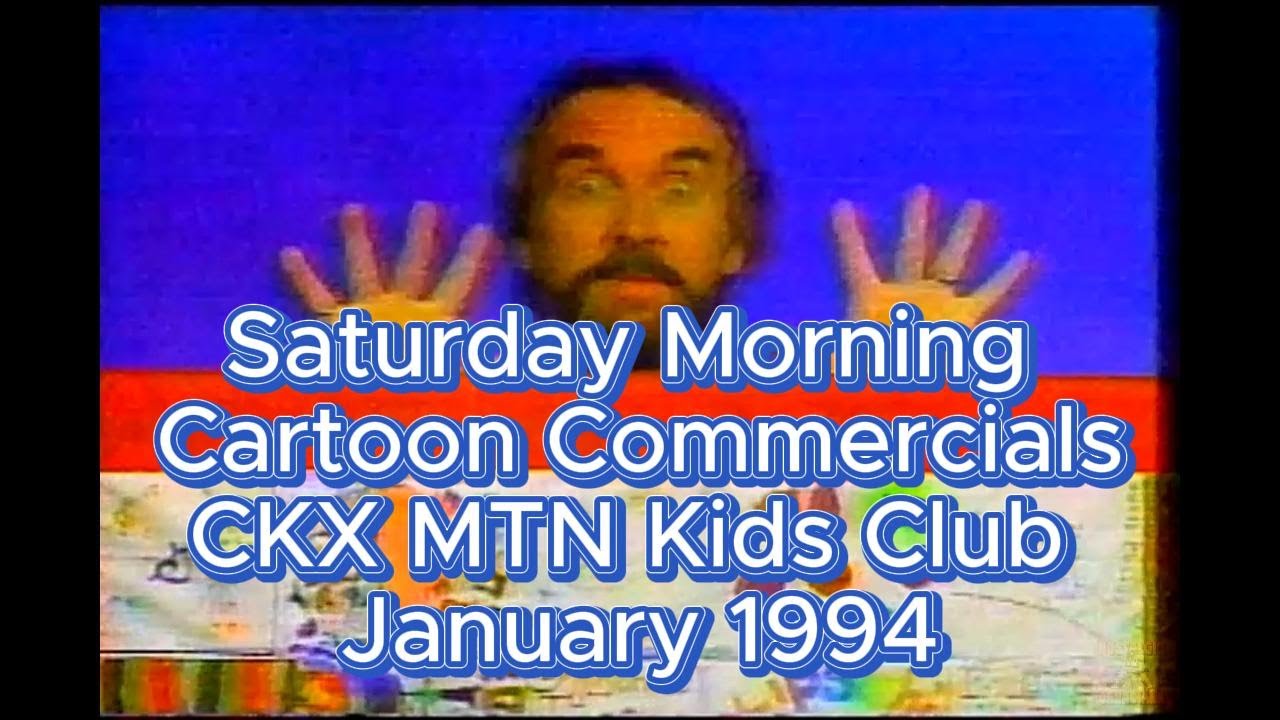 Saturday Morning Cartoons Canada 📺🥣 MTN Kids Club CKX Manitoba January ...