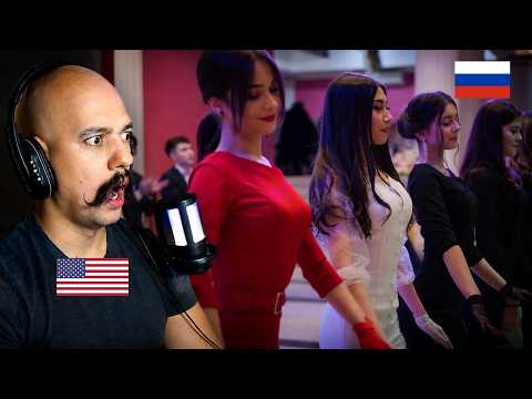 American Reacts To Черкесский (адыгский) танец ЛЪАПЭРИСЭ, Caucasian dance