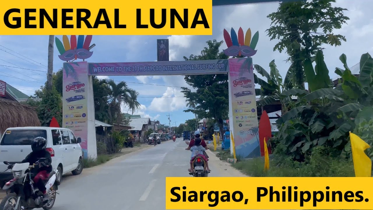 Siargao, Philippines. GENERAL LUNA. - YouTube