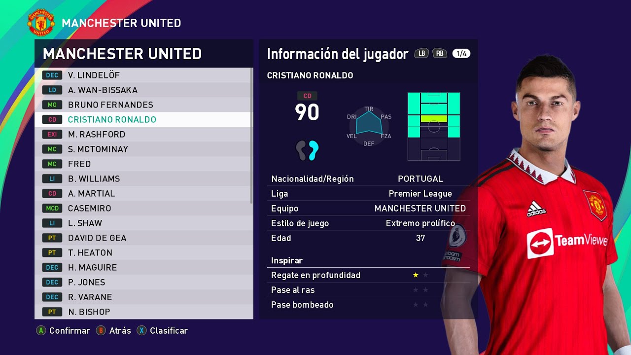 PES 2021 | Next Season Patch 2023-UPDATE OPTION FILE 2023 PS4 PS5 PC ...