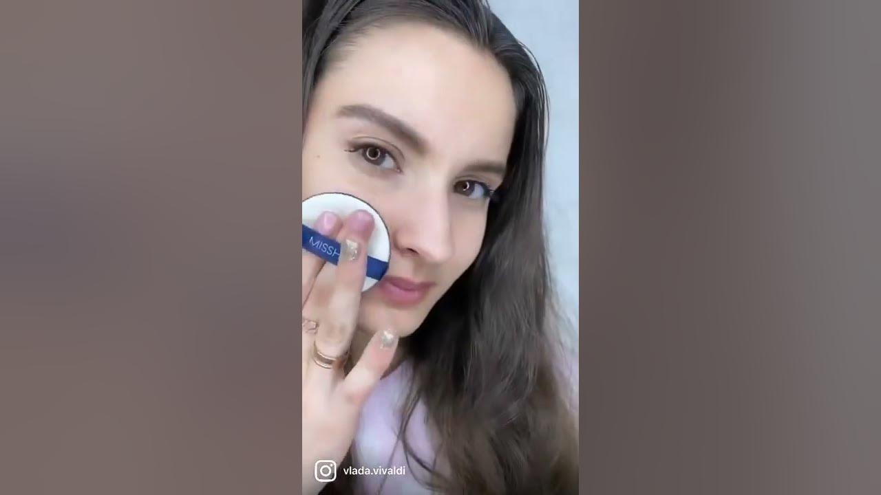 Обзор на тональное средство кушон Missha. Кушон Миша. Впервые тестирую ...