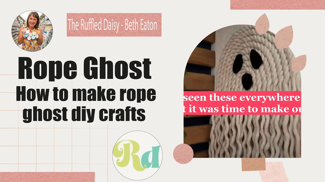 Rope Ghost | How to make rope ghost diy crafts | DIY Rope Ghost - Easy ...