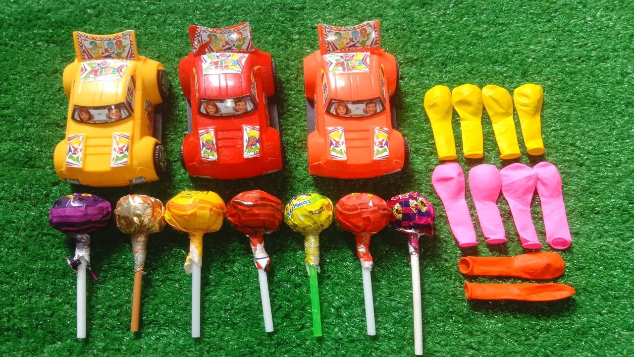 Balloons Popping Compilation || Unboxing Racing Toy Car's, - YouTube